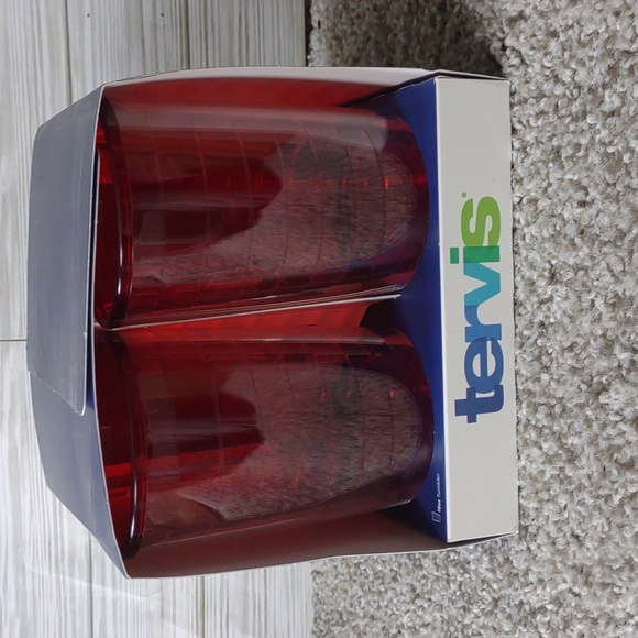 tervis | Dining | Set Of 4 Tervis 6 Oz Tumblers Red | Poshmark